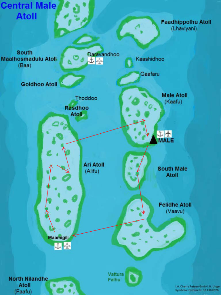 Central Male Atoll_Nord_Süd Male_Ari_Vaavu - Tauchsafari › Tauchreisen › Tauchurlaub